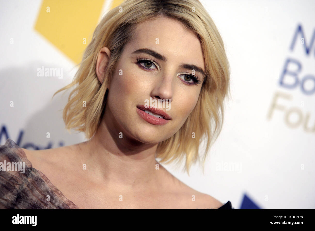 New York City. 15th Nov, 2017. Emma Roberts attends the 68th National ...
