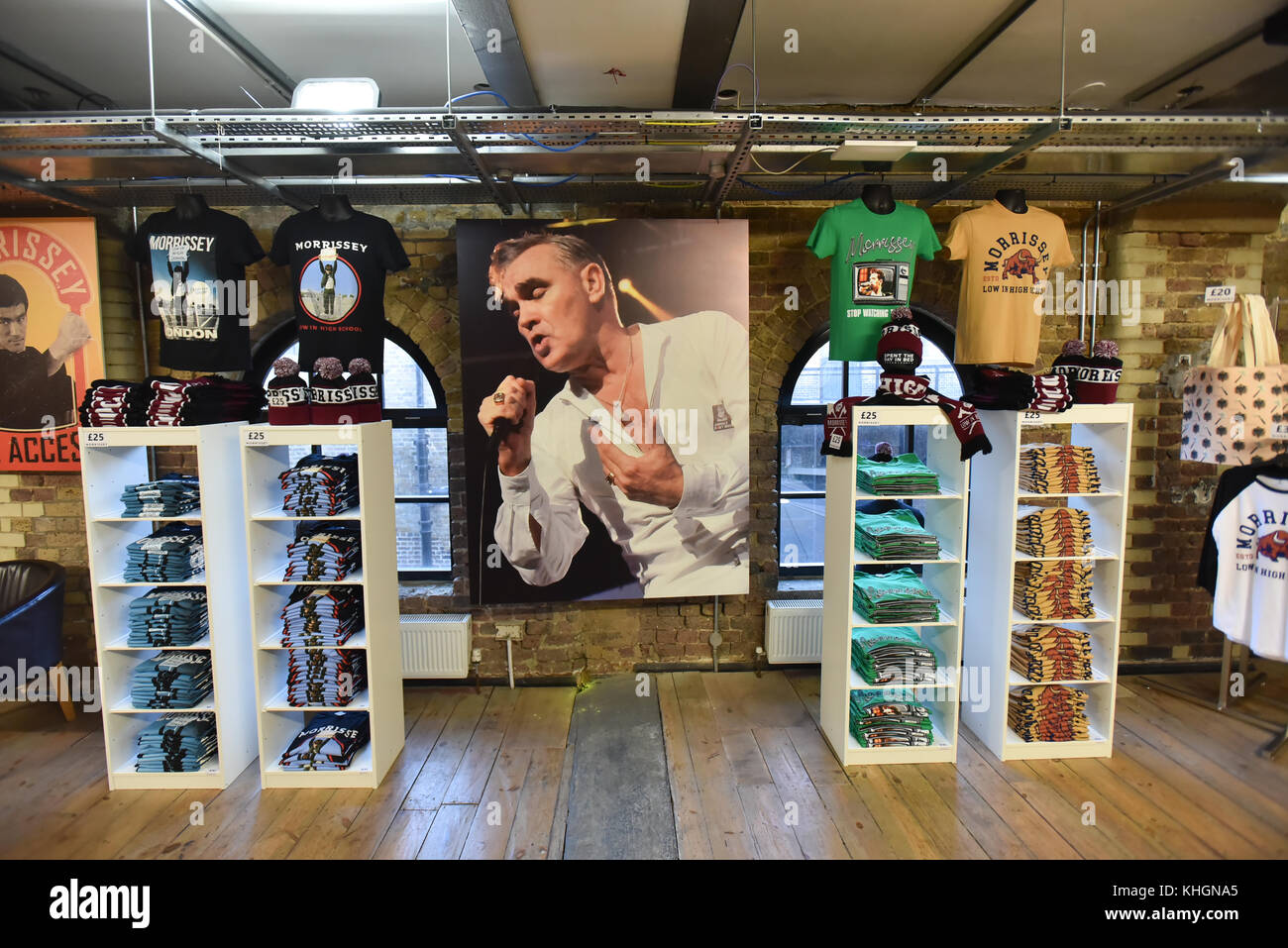 Camden Market, London, UK. 17th Nov, 2017. Morrissey pop-up shop in ...