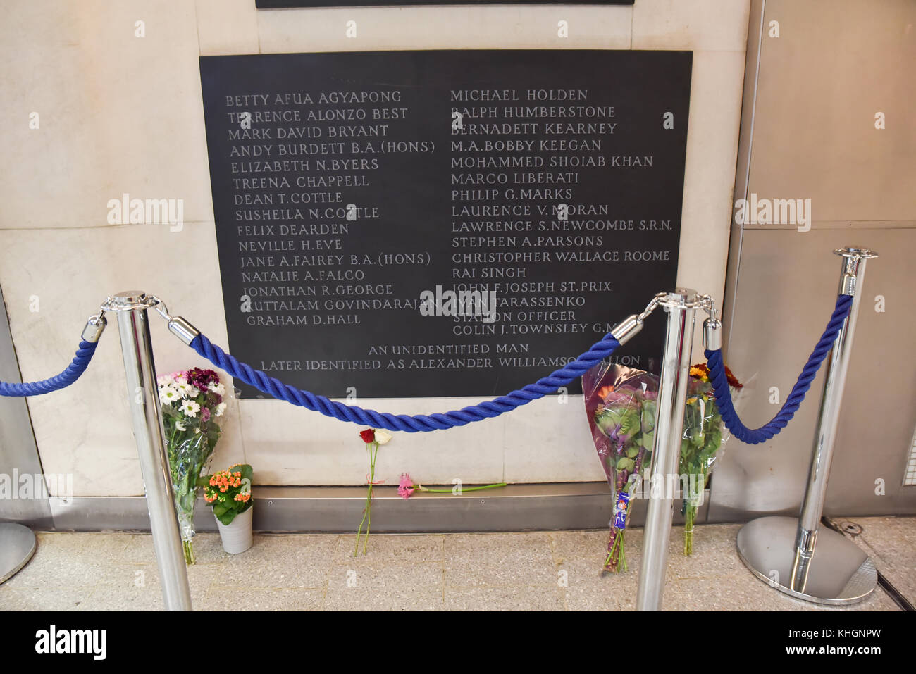 Kings Cross, London, UK. 17th November. 18th November 1987 marks the ...