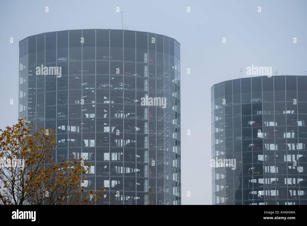 Wolfsburg, Germany. 17th Nov, 2017. The Volkswagen Towers housing new ...