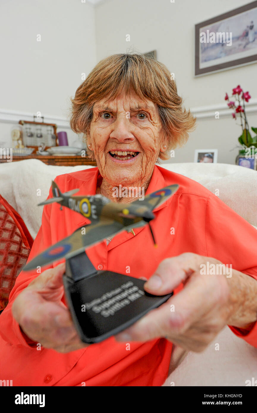 FILE: Gloucestershire, England, 17th Nov 2107. 'ATA girl' Joy Lofthouse ...