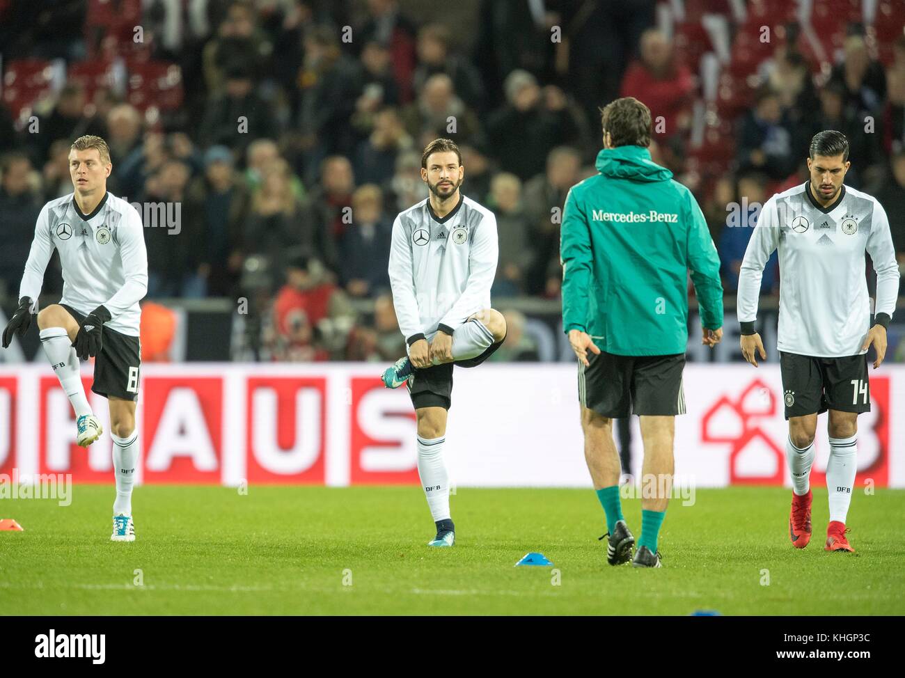 left to right Toni KROOS (GER), Marvin PLATTENHARDT (GER), Emre CAN ...