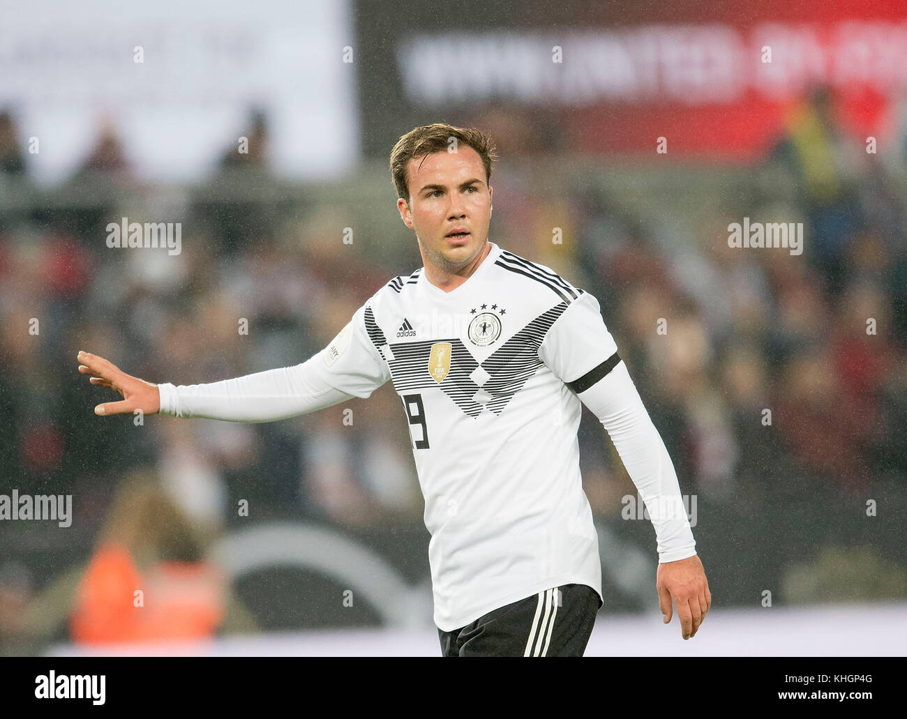 Mario GOETZE (Gotze, GER) gesture, gesture, Fussball Laenderspiel ...