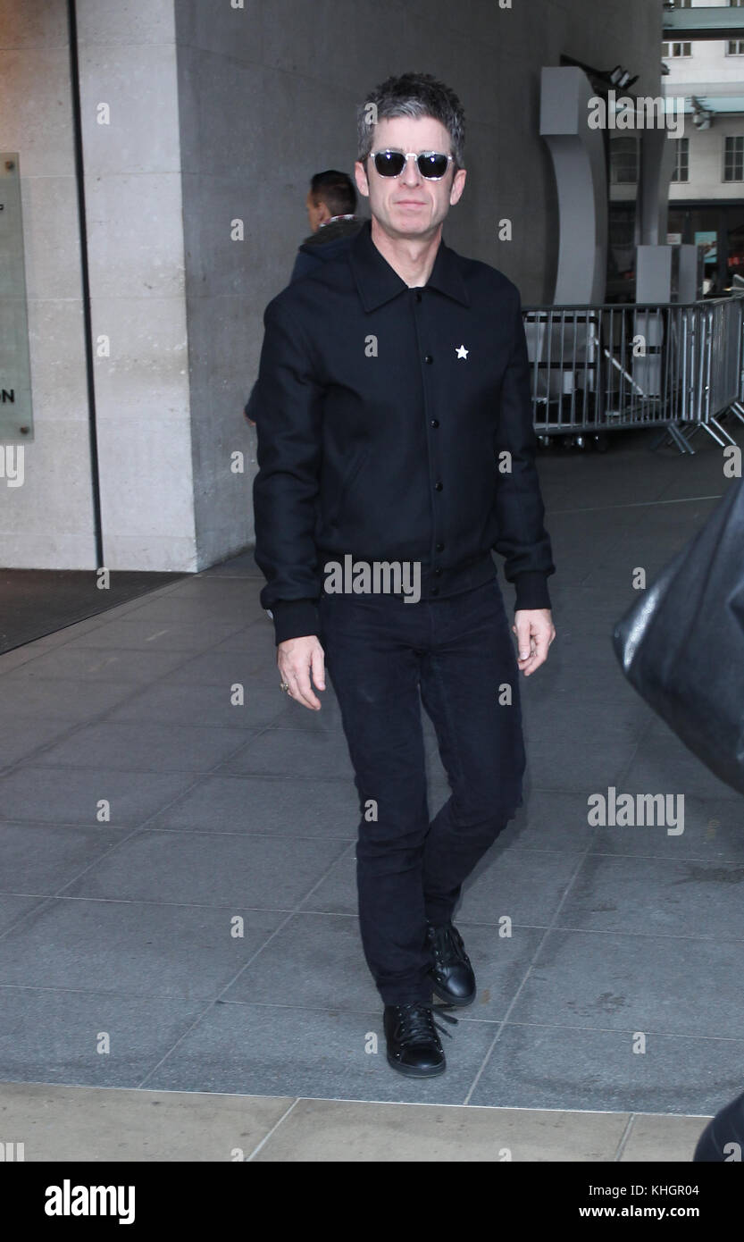 London, UK. 17th Nov, 2017. Noel Gallagher Singer seen at the BBC ...