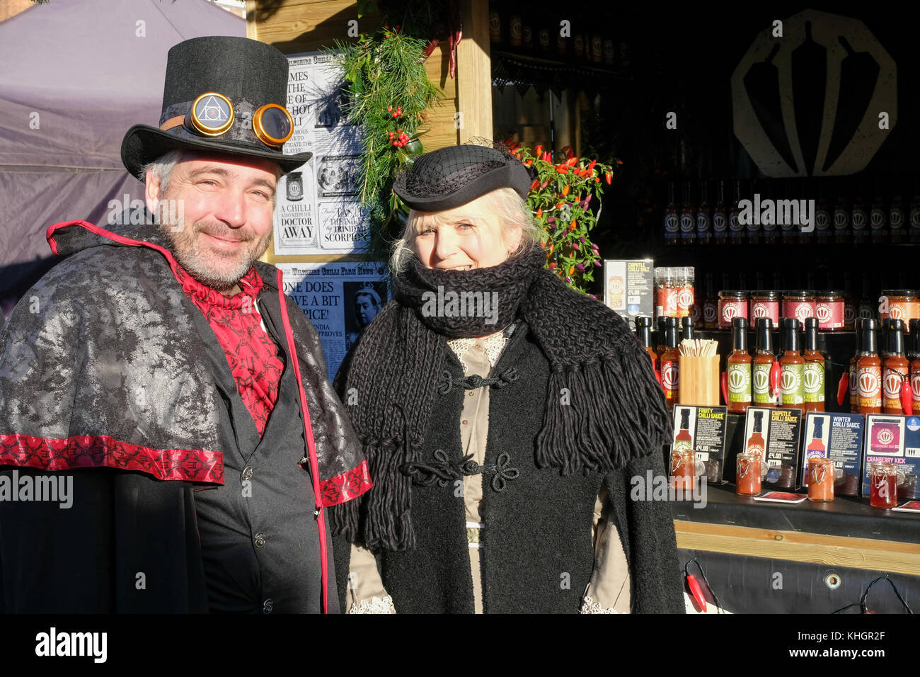 Gloucester, UK. 17th Nov, 2017. A traditional Victorian market with ...