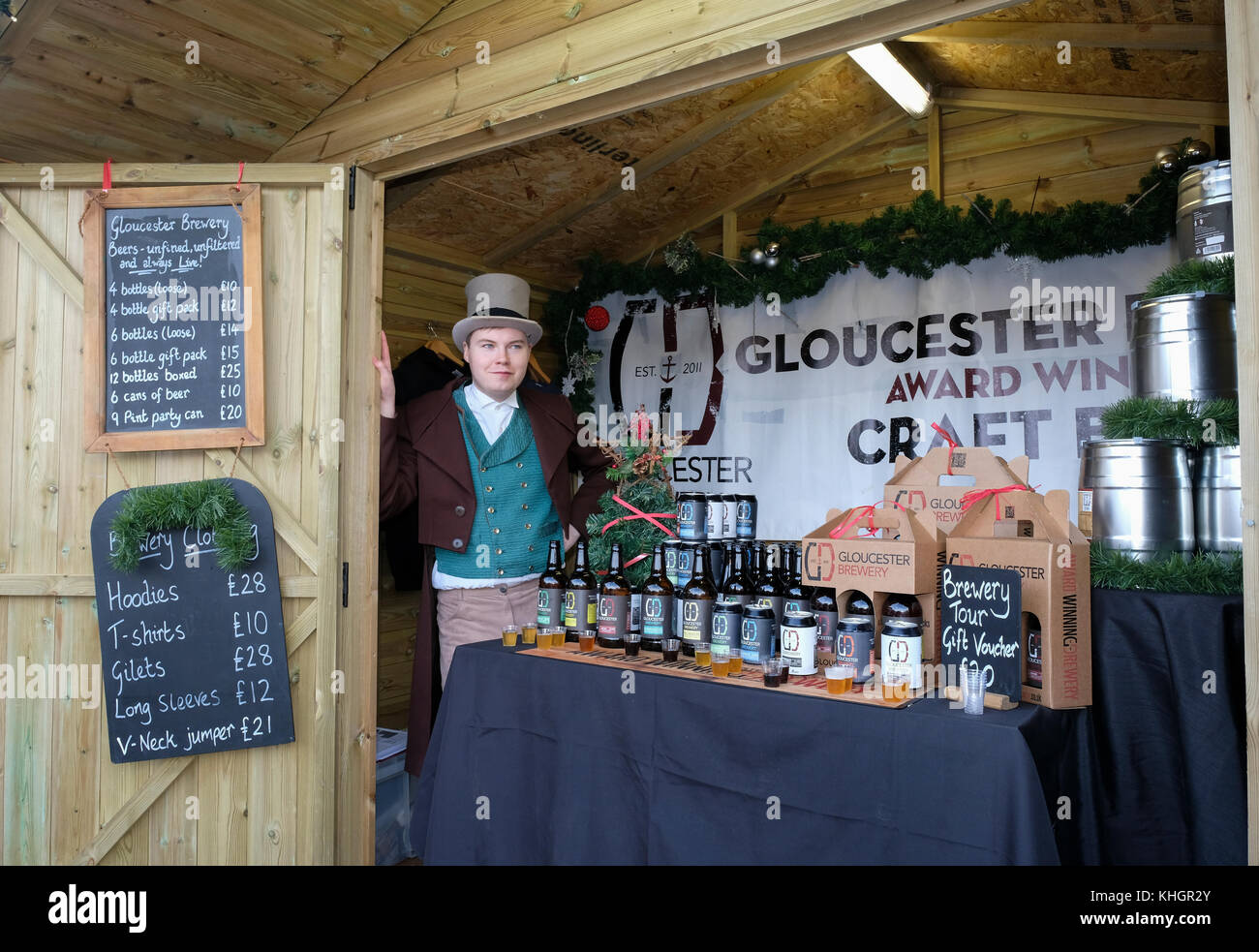 Gloucester, UK. 17th Nov, 2017. A traditional Victorian market with ...