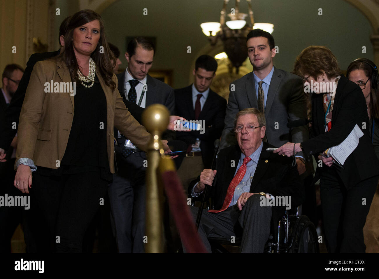 Washington, USA. 14th Nov, 2017. United States Senator Johnny Isakson ...