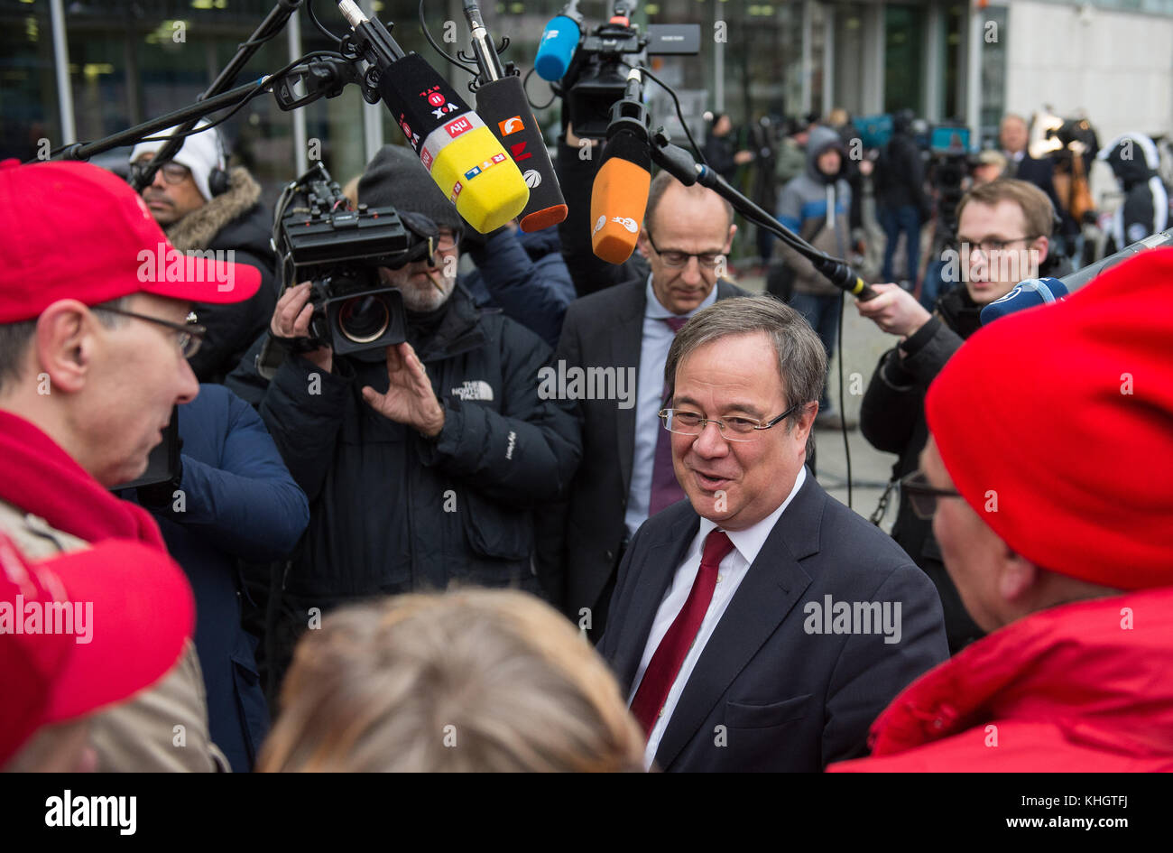 Berlin, Germany. 18th Nov, 2017. Prime minister of North Rhine ...