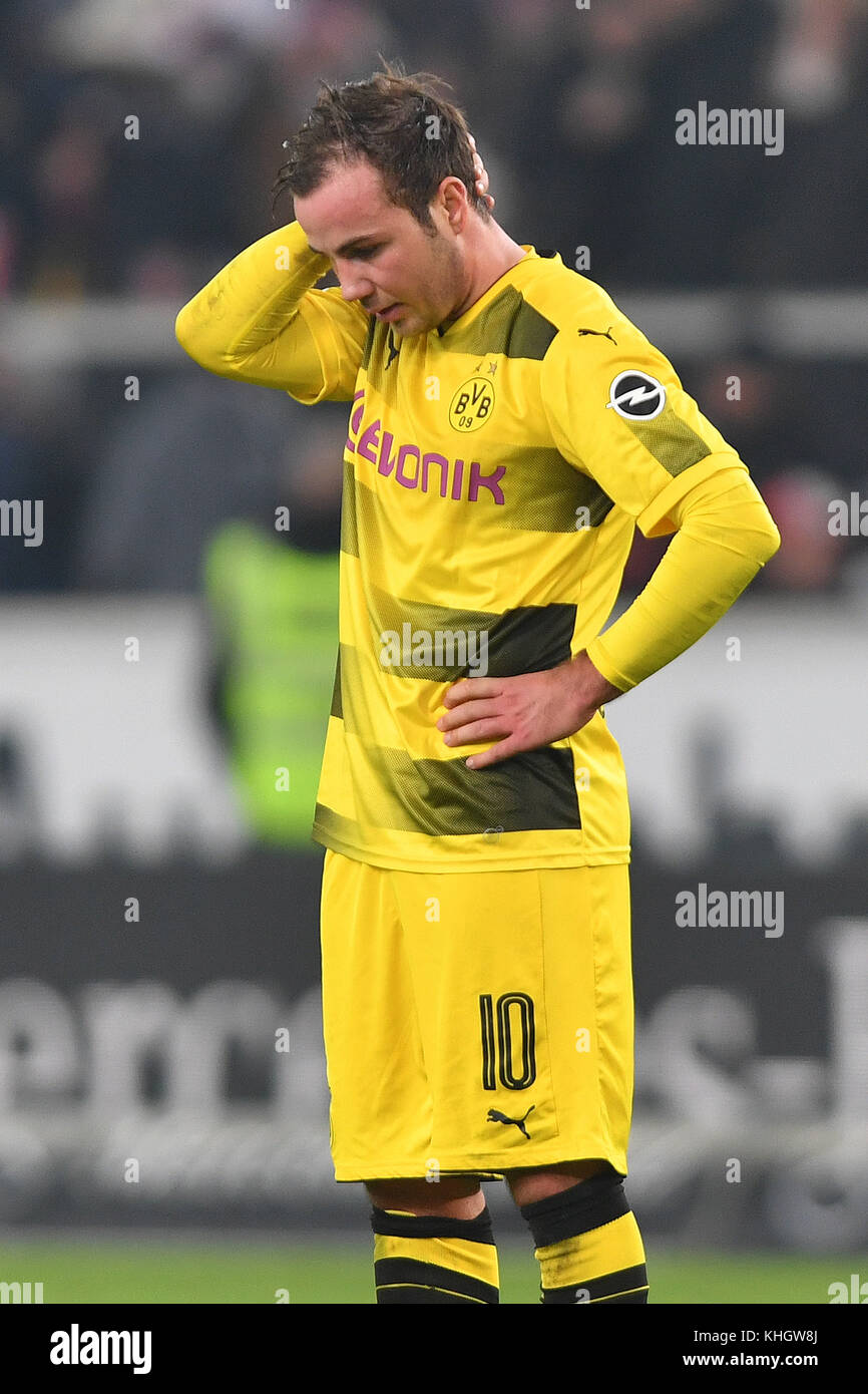 Mario GOETZE (Borussia Dortmund) after Spielende, Enttaeuschung, Frust ...