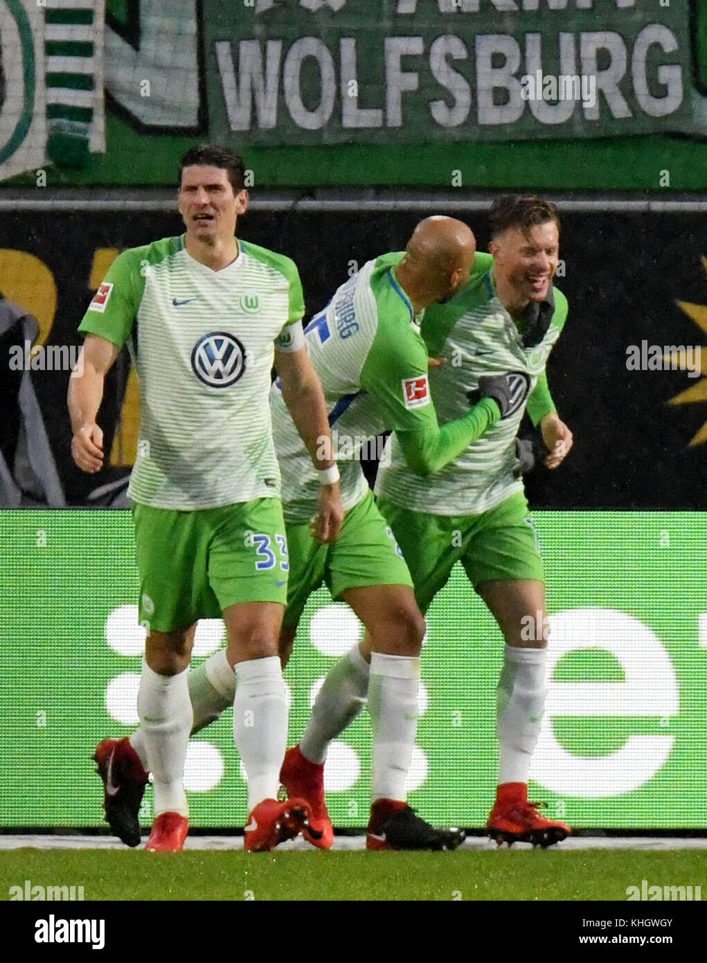 Wolfsburg, Germany. 18th Nov, 2017. Yannick Gerhardt of Wolfsburg ...