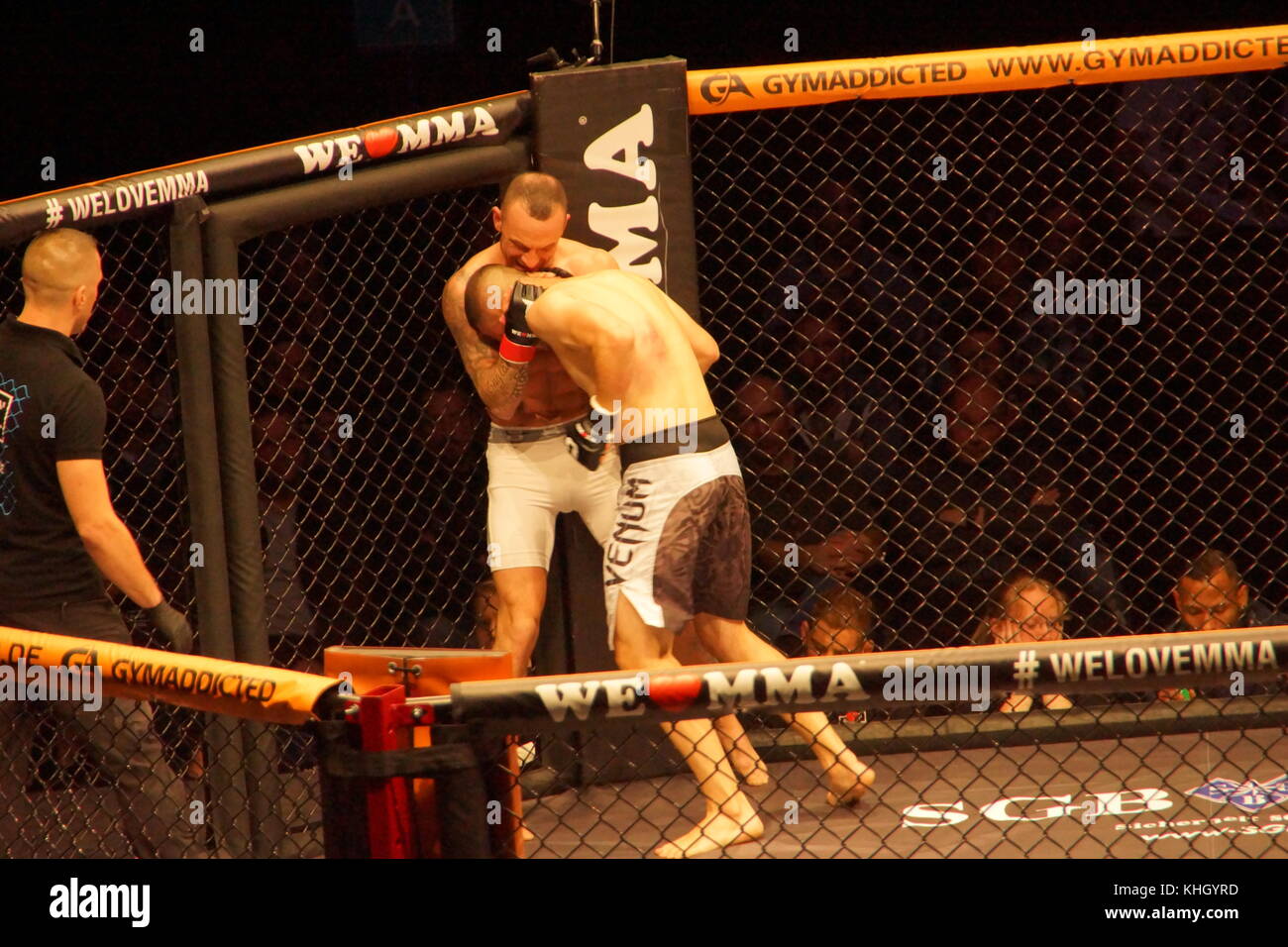 Hamburg, Germany. 18th Nov, 2017.The the fight between Daniel Makin and ...