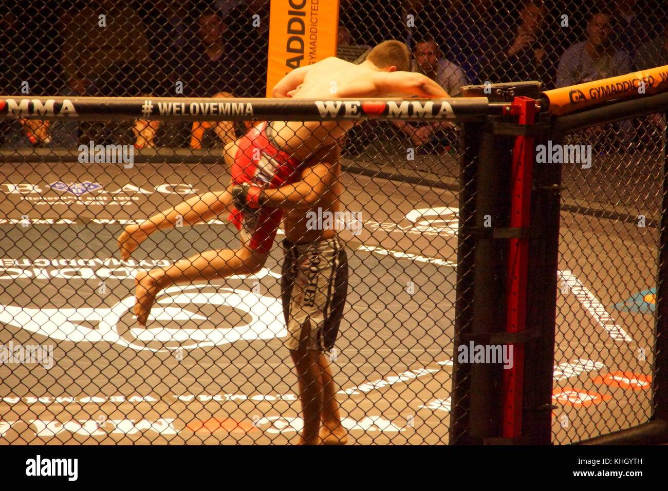 Hamburg, Germany. 18th Nov, 2017.The the fight between Aaron Fröhlich ...
