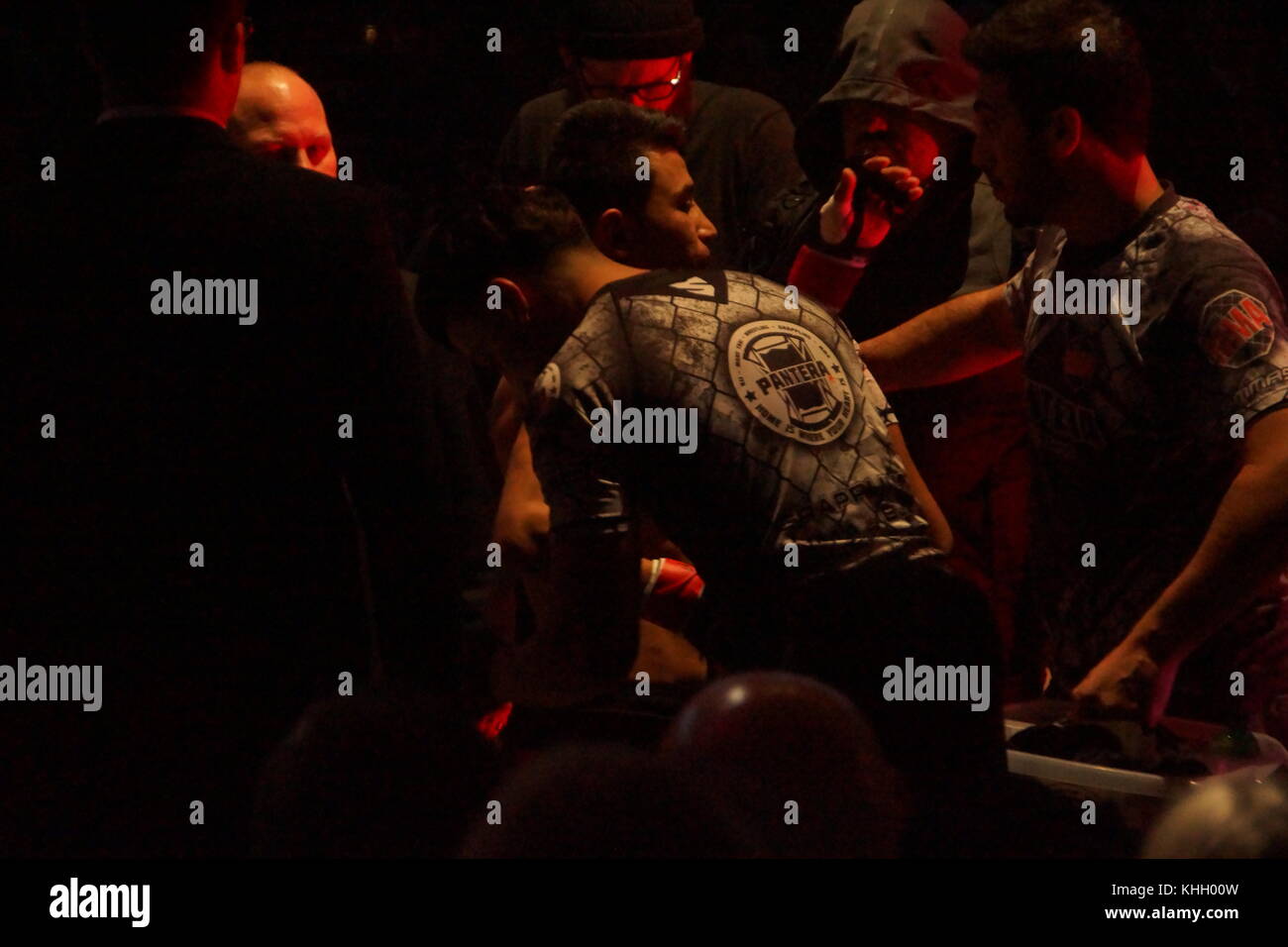 Hamburg, Germany. 18th Nov, 2017.The the fight between Alexander Luster ...