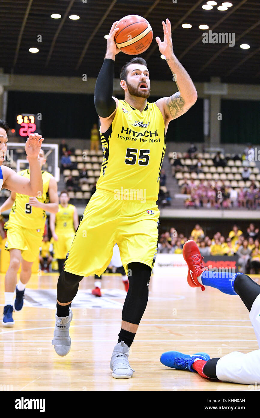 Aoyama Gakuin Memorial Gymnasium, Tokyo, Japan. 18th Nov, 2017 ...