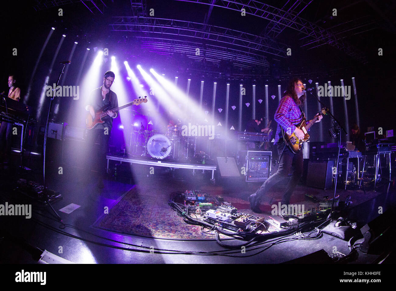 Milan, Italy. 18th Nov, 2017. The American indie/rock band THE WAR ON ...