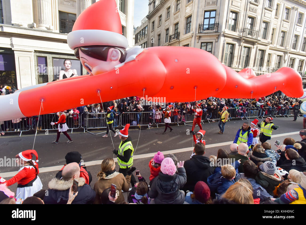 Regent Street, London, UK. 19th November 2017. The annual Hamley's Toy ...