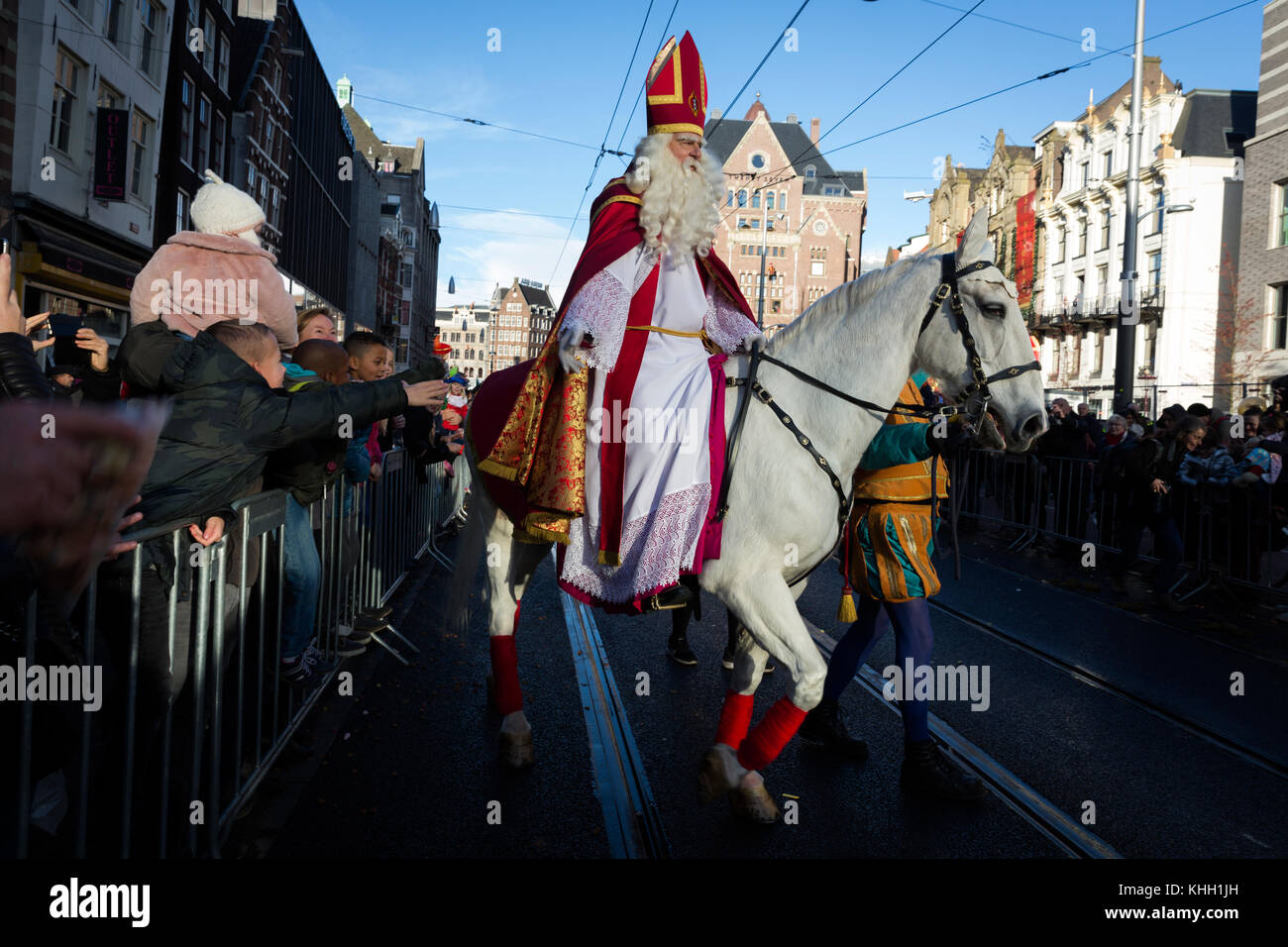 Today the arrival of Sinterklaas (St. Nicholas), the patron Saint of ...