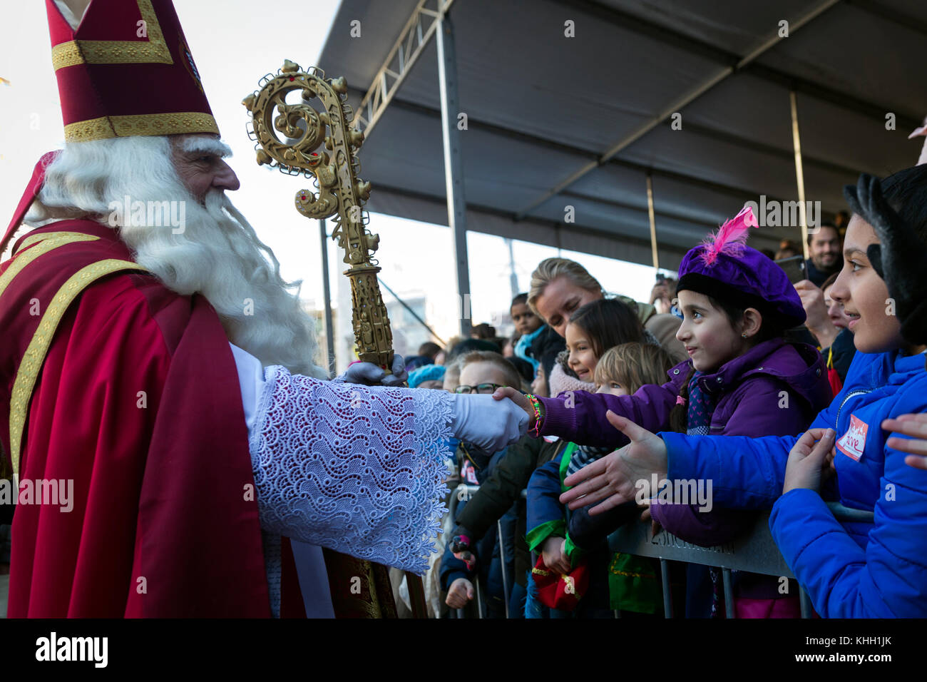 Today the arrival of Sinterklaas (St. Nicholas), the patron Saint of ...