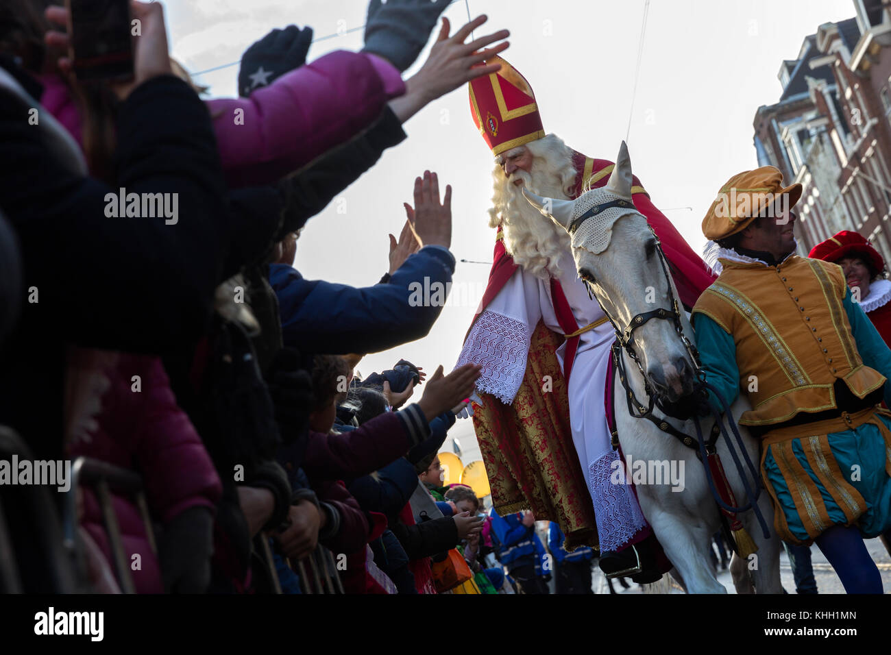 Today the arrival of Sinterklaas (St. Nicholas), the patron Saint of ...