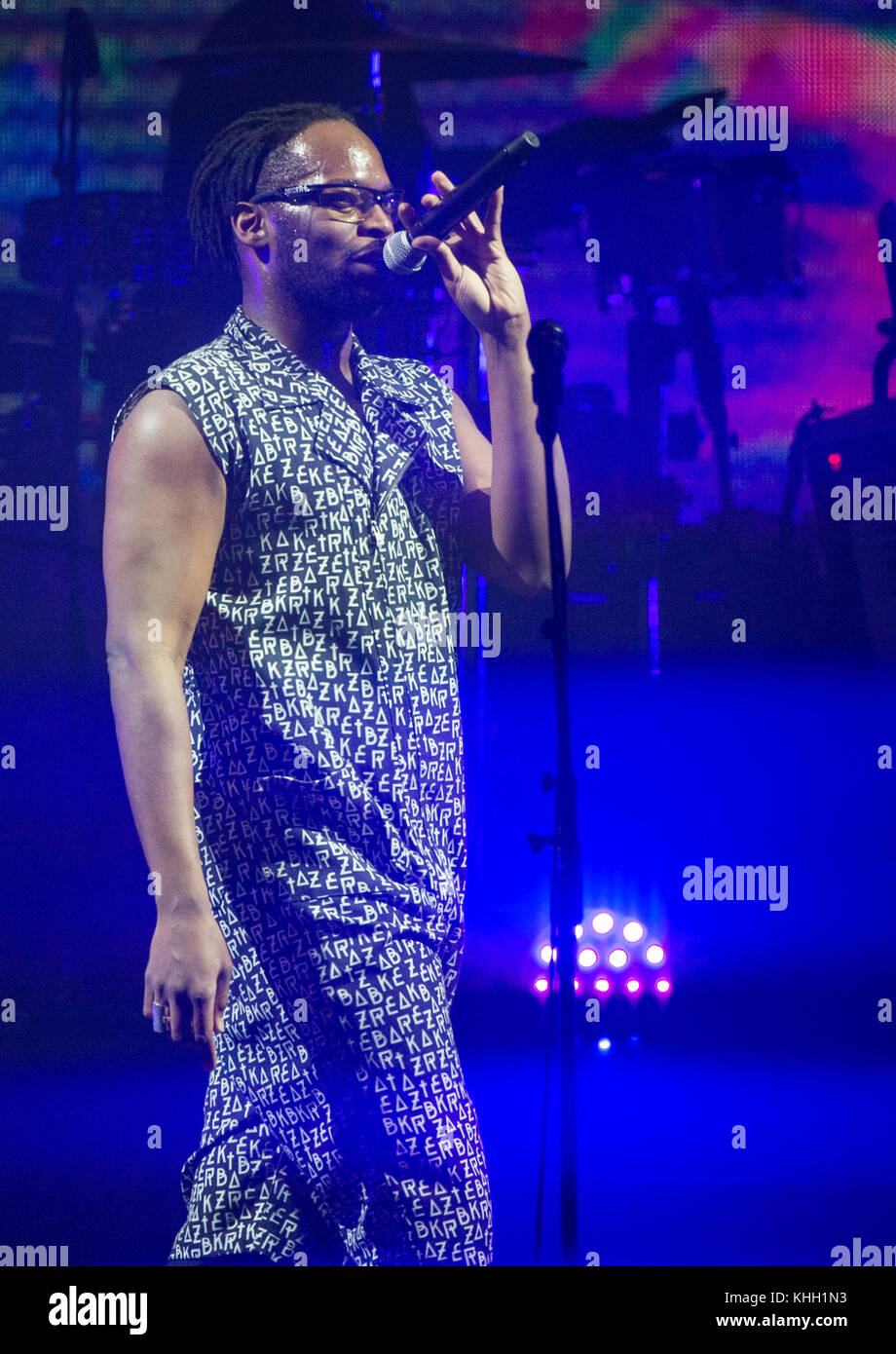 Berlin, Germany. 17th Nov, 2017. US rapper Ojay Morgan (Zebra Katz ...
