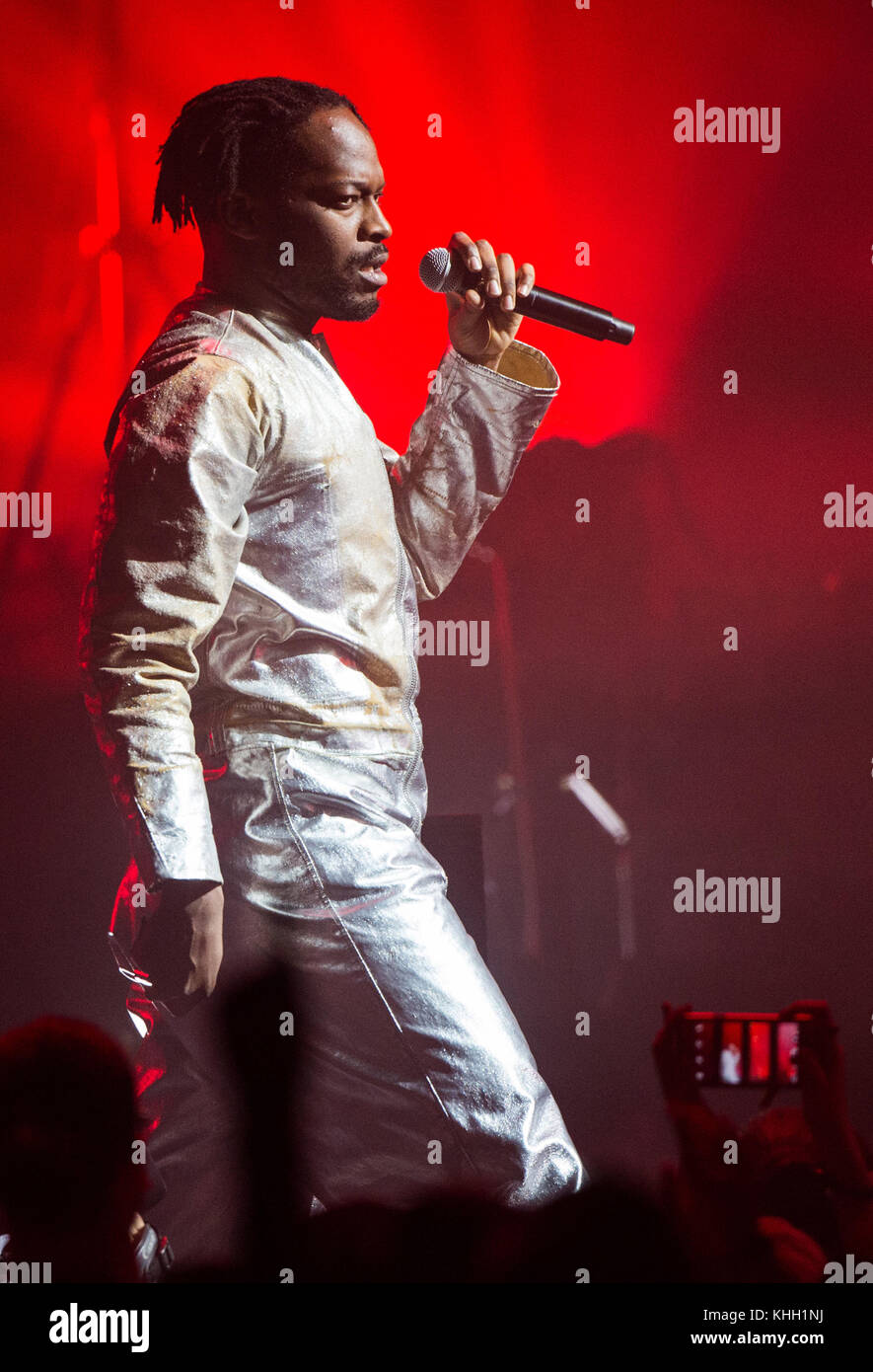 Berlin, Germany. 17th Nov, 2017. US rapper Ojay Morgan (Zebra Katz ...