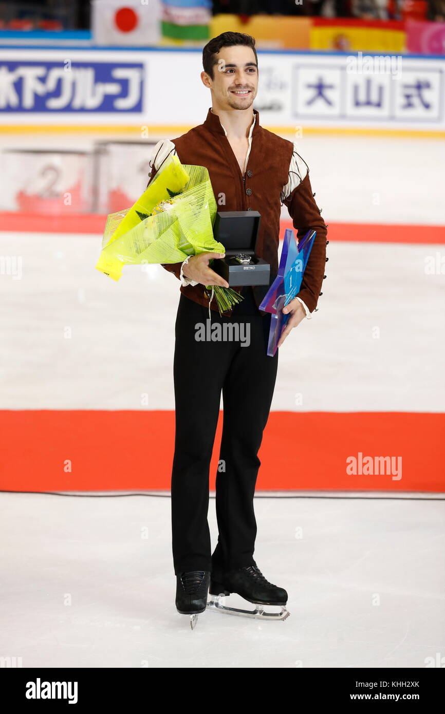 Grenoble, France. 18th Nov, 2017. Javier Fernandez (ESP) Figure Skating ...