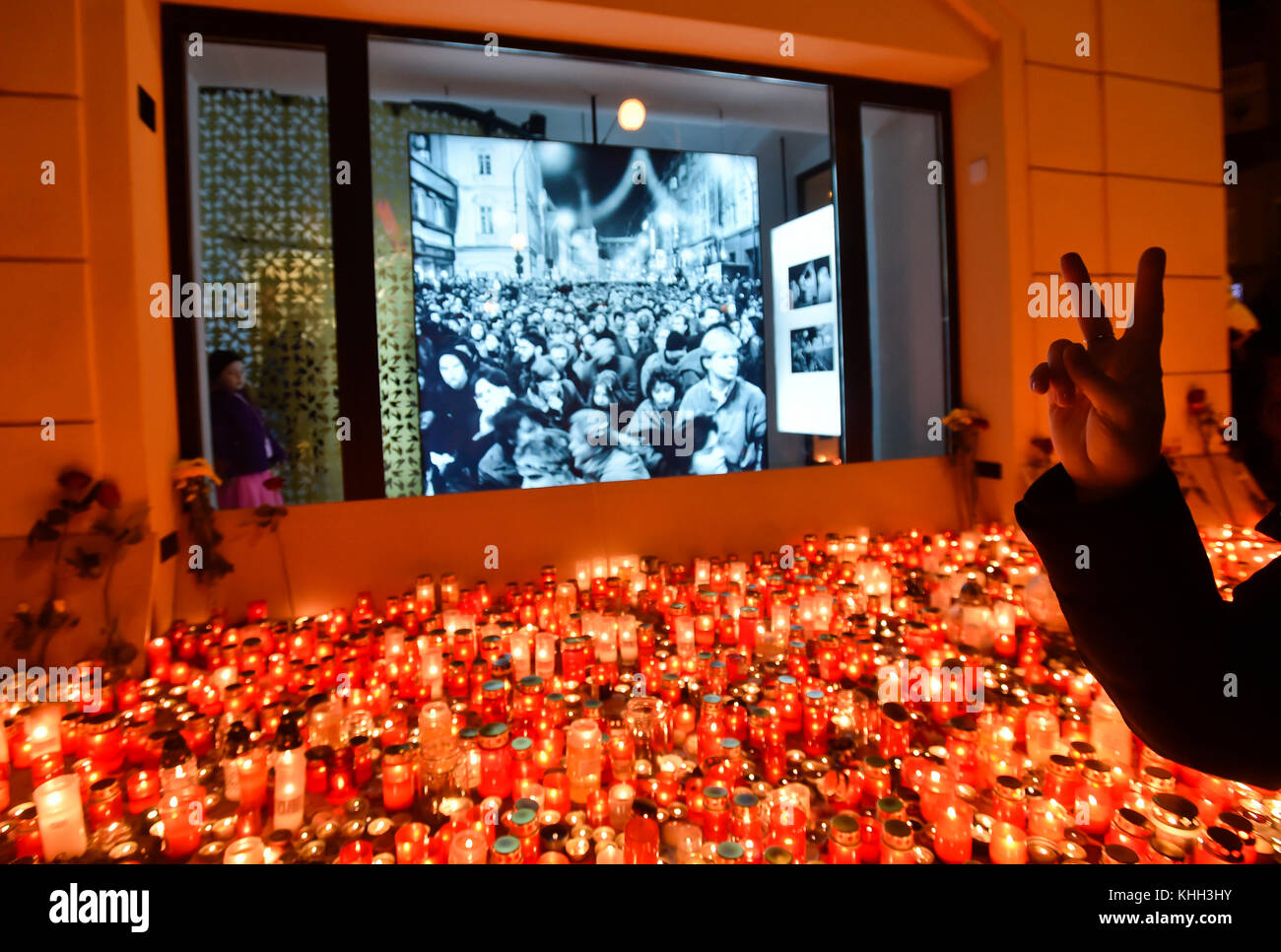 Thousands of people light candles as they pay respect to the 1989 ...