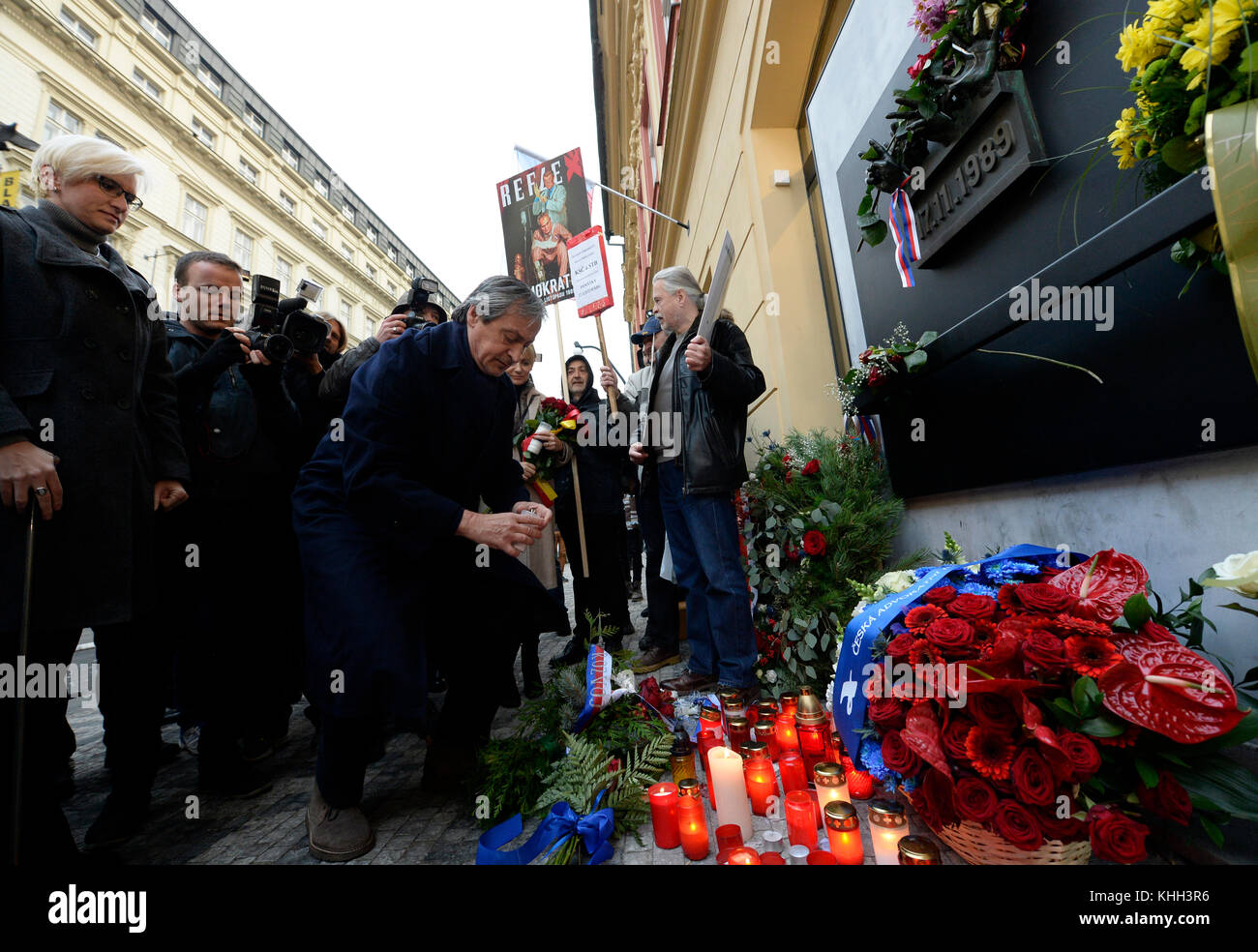 Thousands of people light candles as they pay respect to the 1989 ...