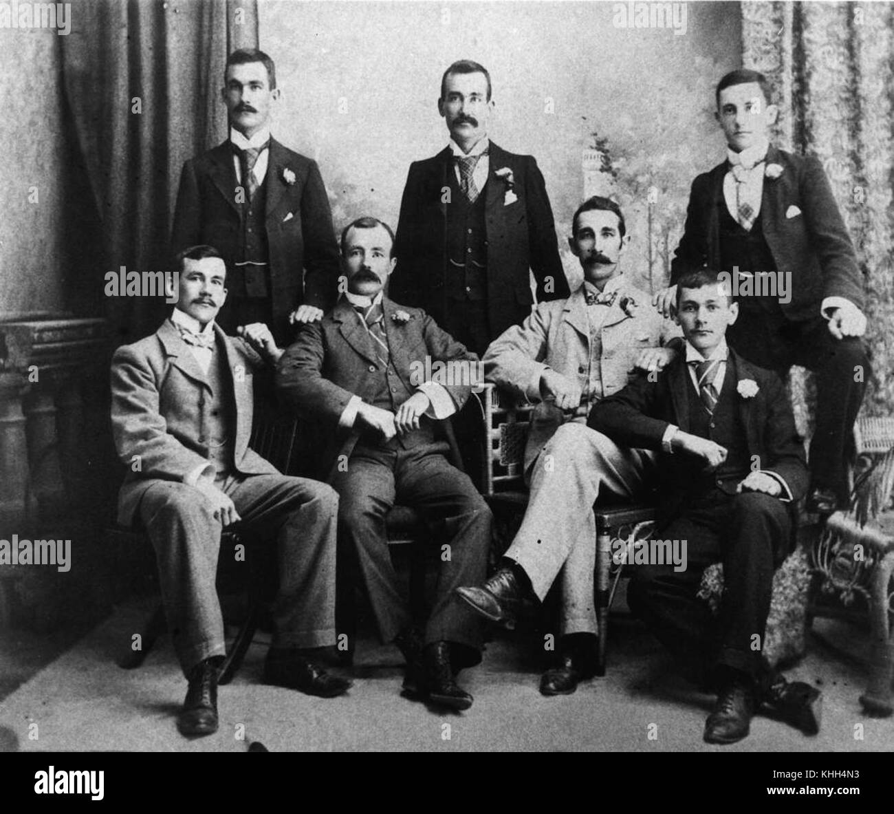 Fashion men 1900 Black and White Stock Photos & Images - Alamy