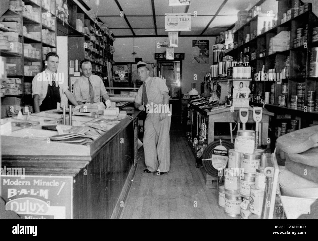 Hardware counter Black and White Stock Photos & Images - Alamy