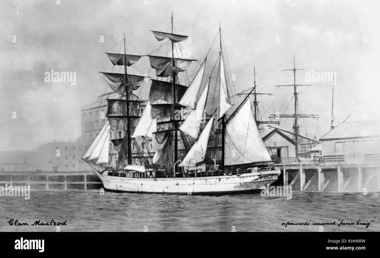 1 93140 Iron barque Clan Macleod, which was later named the James Craig ...