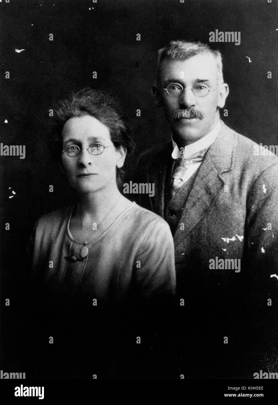 1 44771 Stephen Stephens with his wife Gertie Stock Photo - Alamy