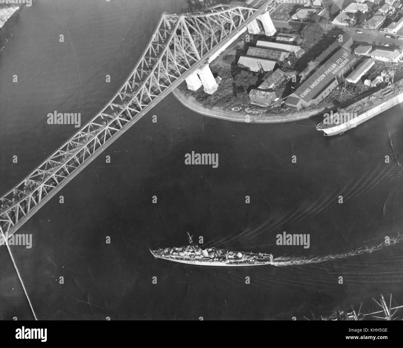 1 152415 Aerial view of the Story Bridge, 1953 Stock Photo - Alamy
