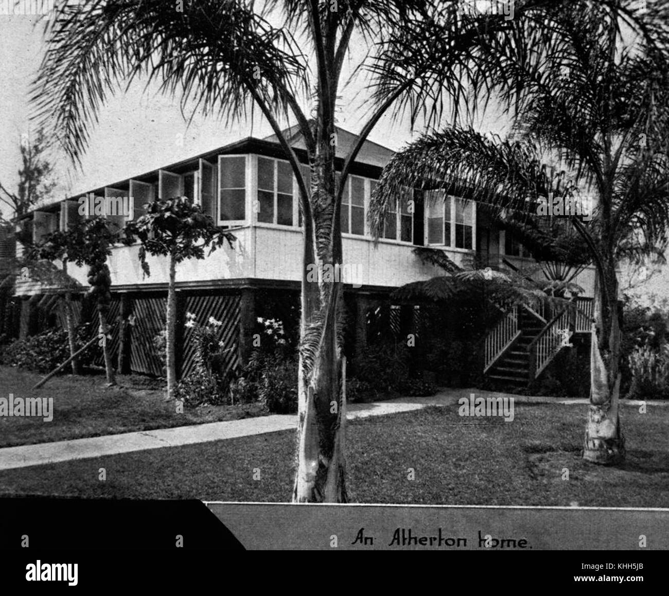 2 207629 Queenslander home set in a tropical garden at Atherton ...