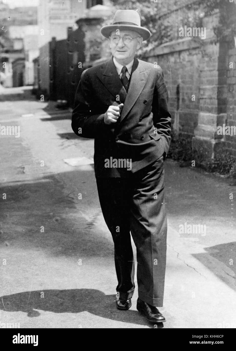 Sir John Beals Chandler, a prominent figure, is captured in this image ...