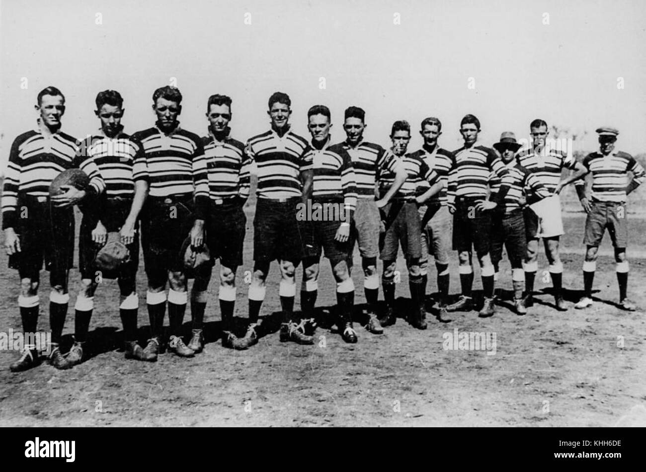 2 135583 Past Brothers Rugby League Team from Mount Isa, 1929-30 Stock ...