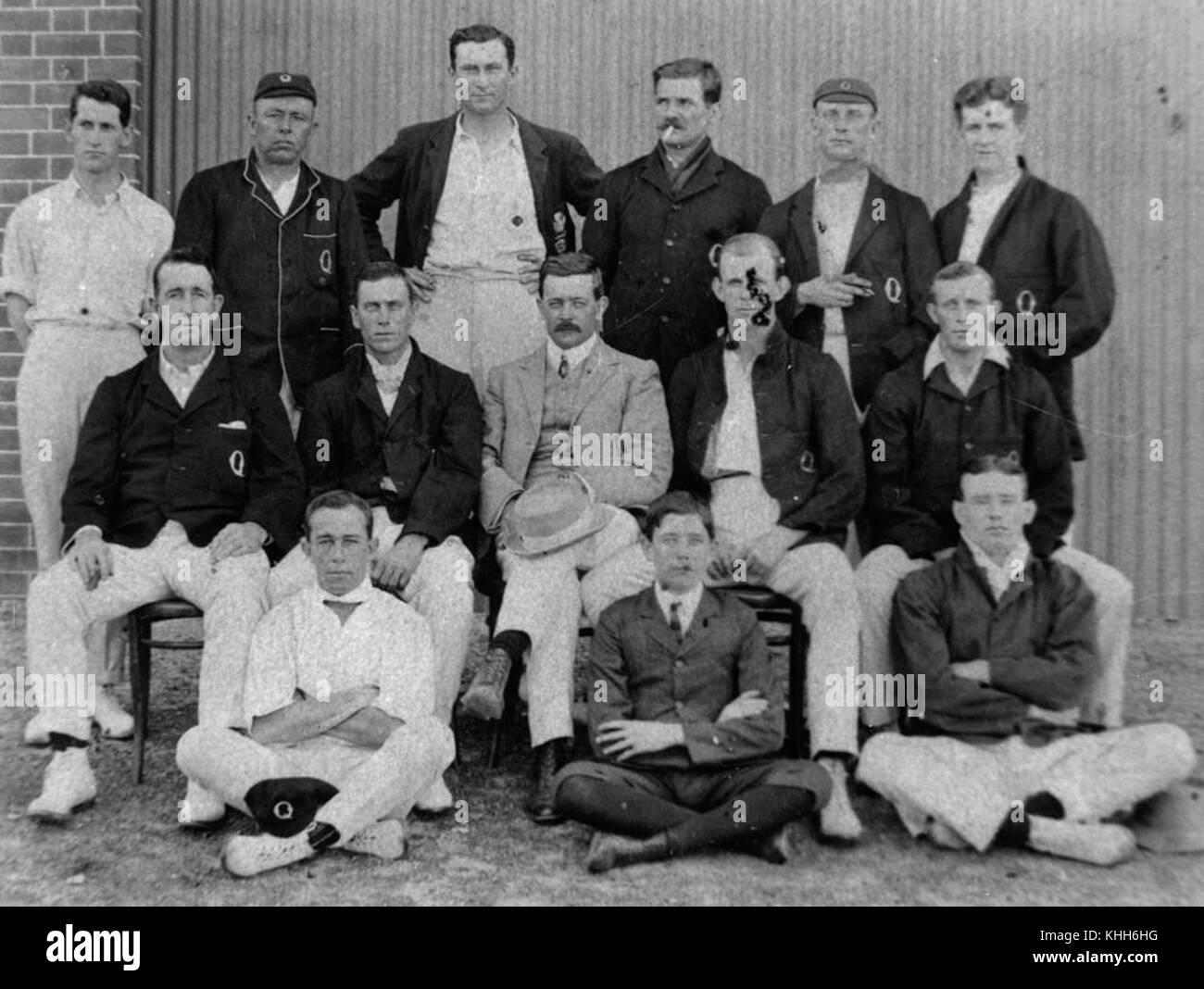 1 140267 Queensland Cricket Team members. 1910 Stock Photo - Alamy