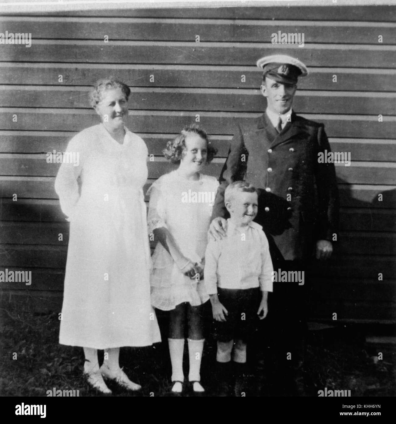 A group photograph of the Lupton family, taken in 1924. The image ...