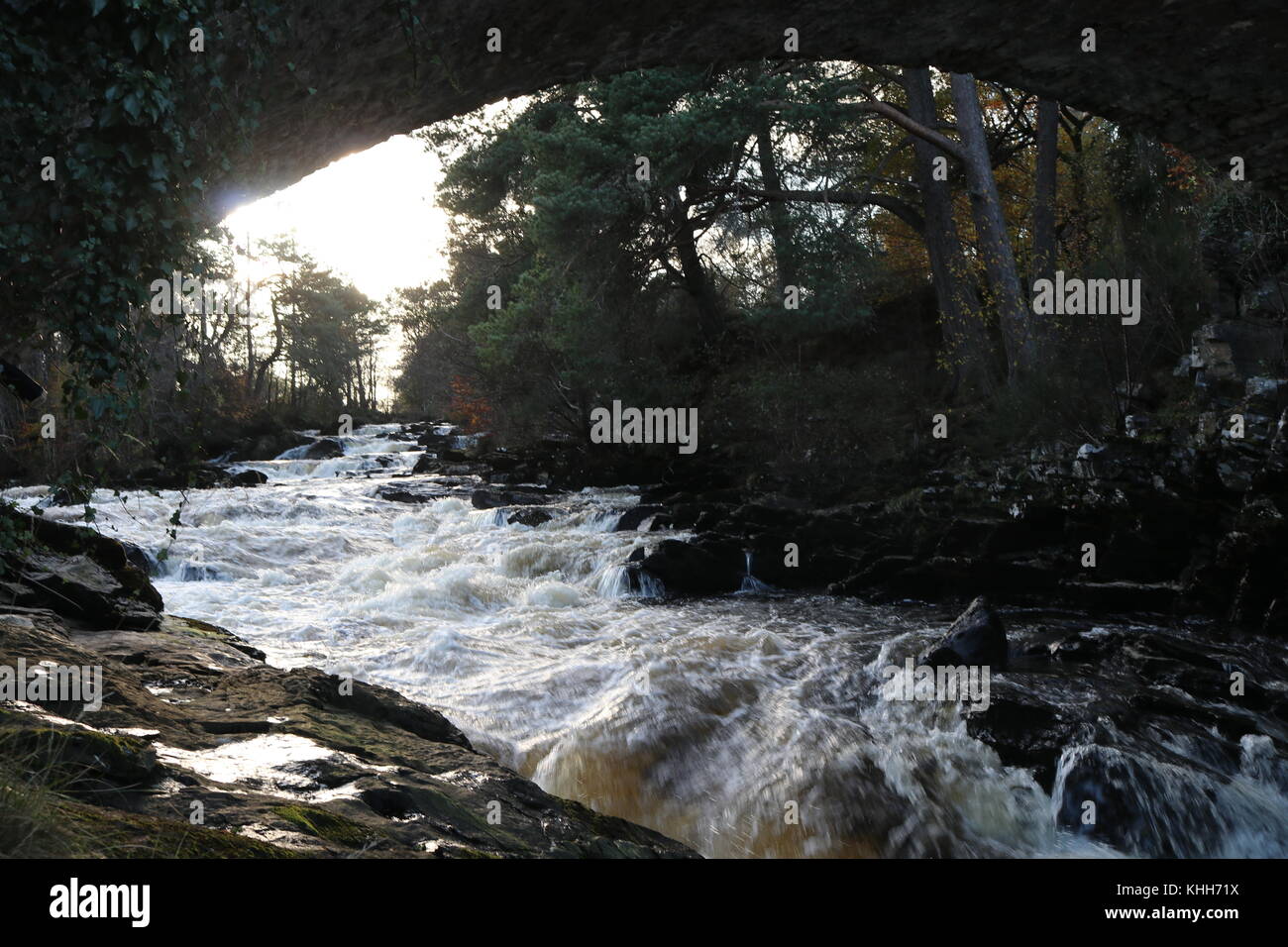 Falls of Dochart Waterfall, Killin, Scotland Stock Photo - Alamy