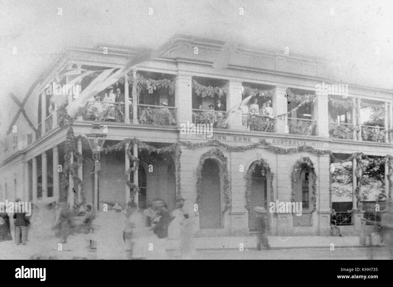 Decorative bunting Black and White Stock Photos & Images - Alamy