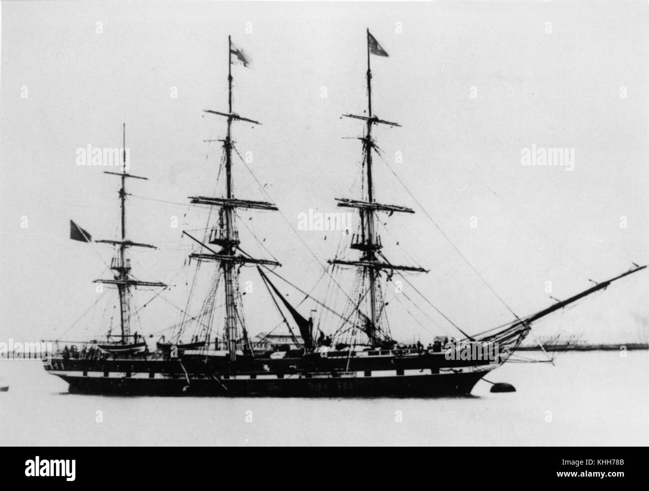 This image shows the Lincolnshire, a ship marked by the identification ...