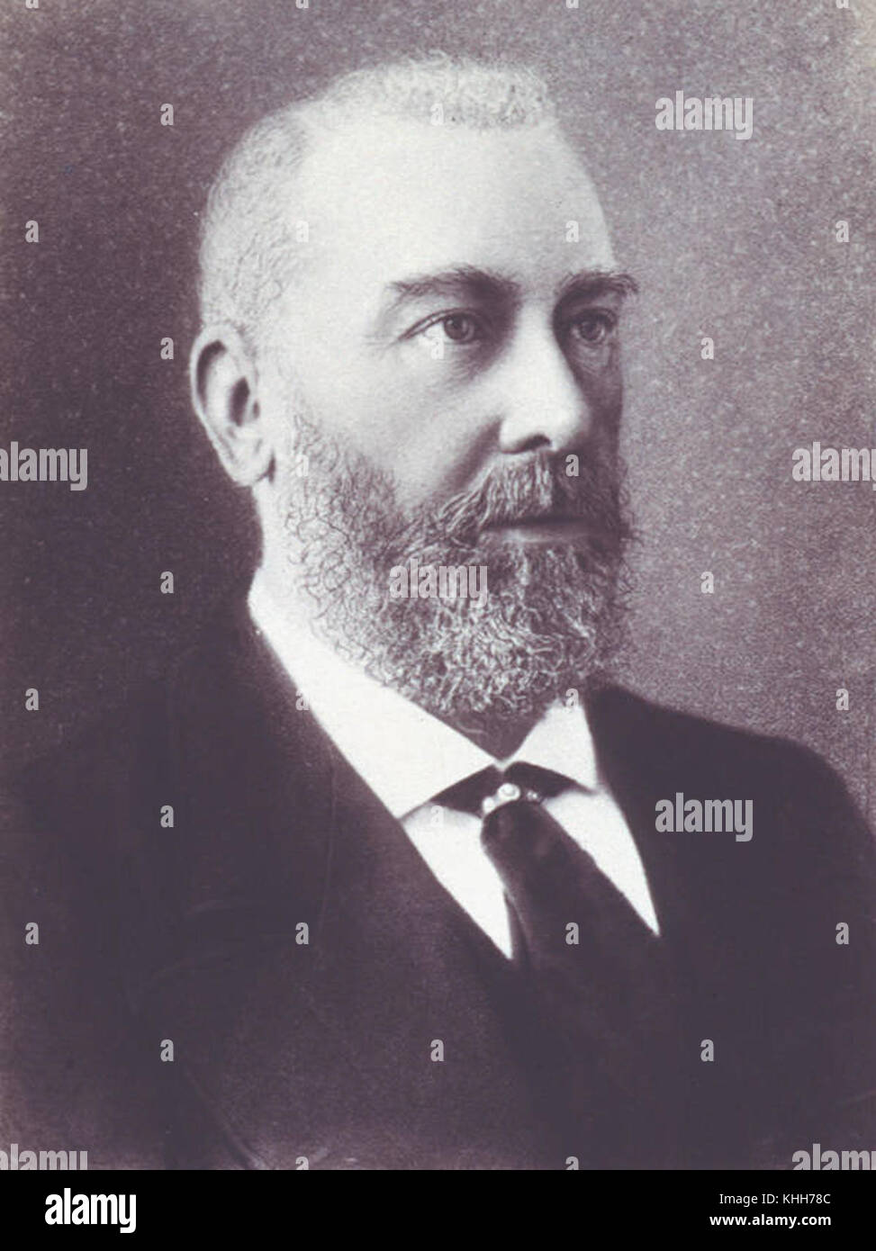 George Strahan portrait Stock Photo - Alamy