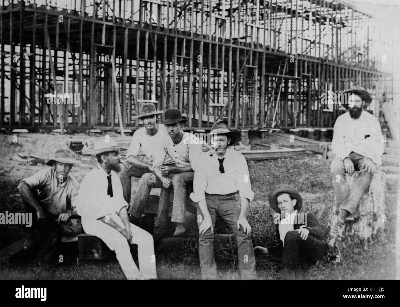 Urban construction worksite Black and White Stock Photos & Images - Alamy