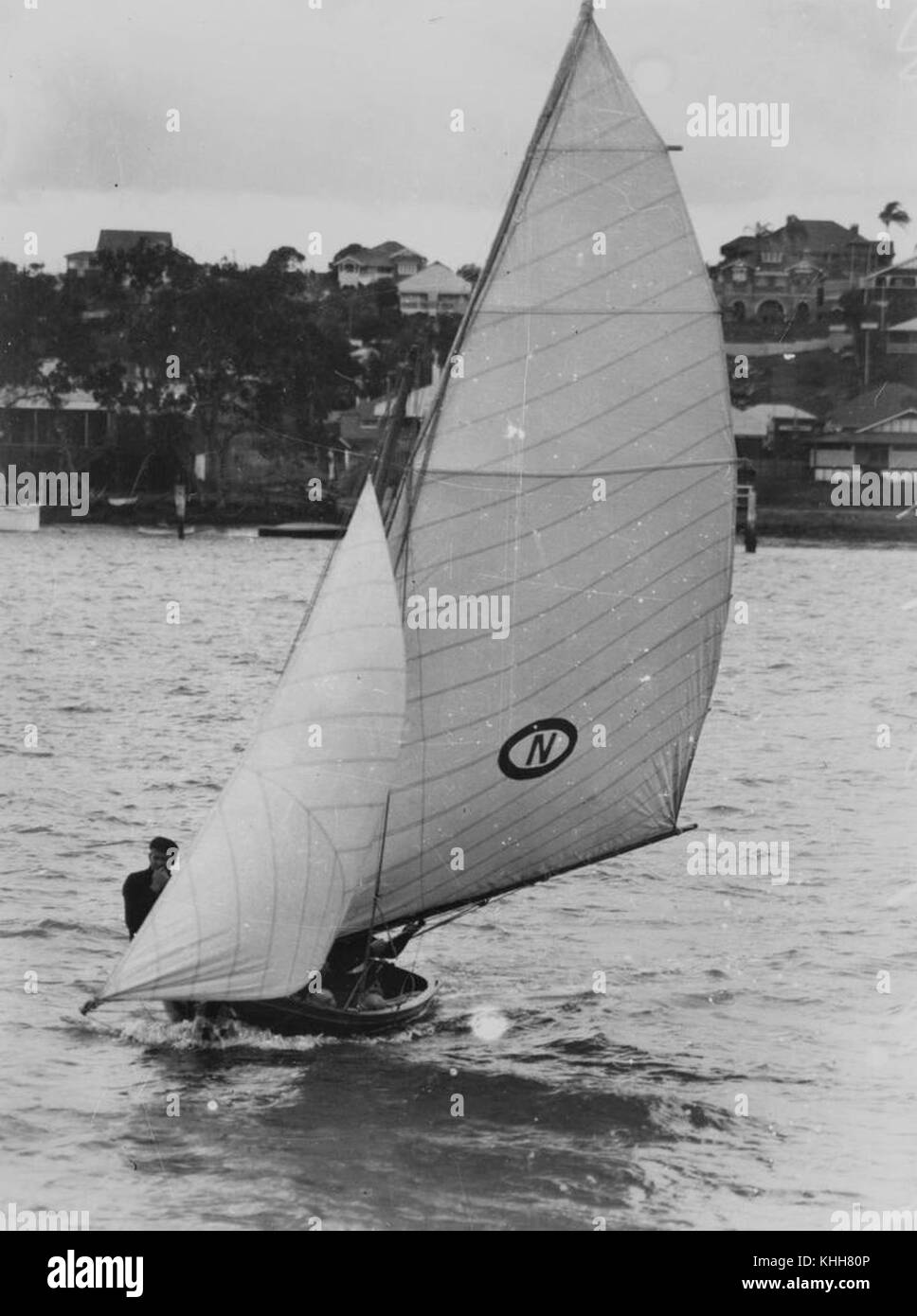 1 292451 Sailing boat Nina on the Brisbane River, 1935 Stock Photo - Alamy