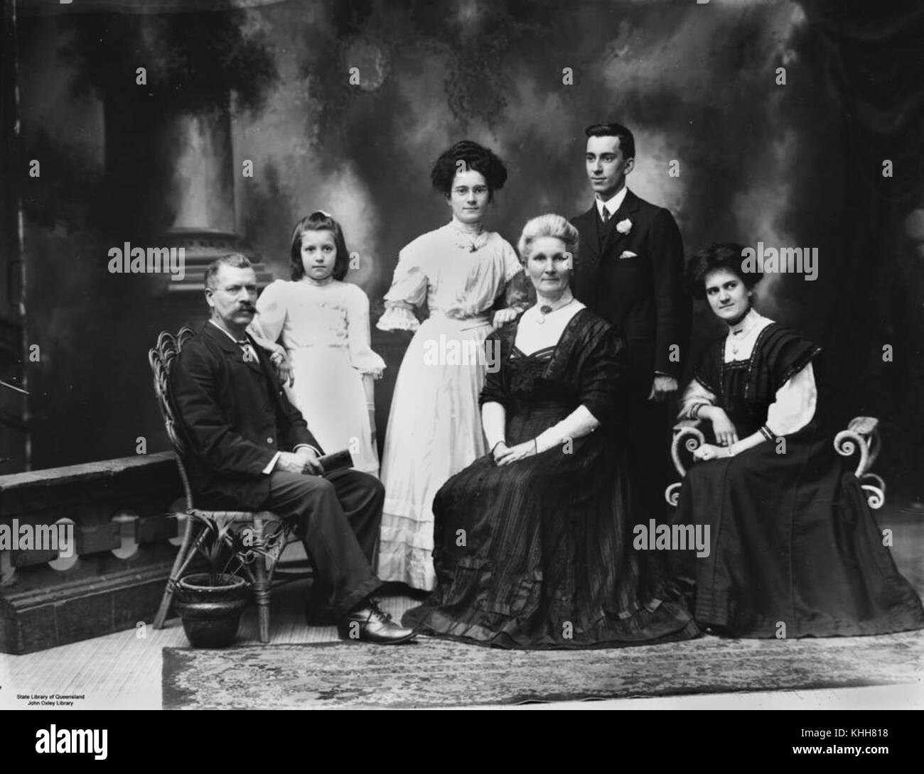 1 82743 Family portrait, 1900-1910 Stock Photo - Alamy