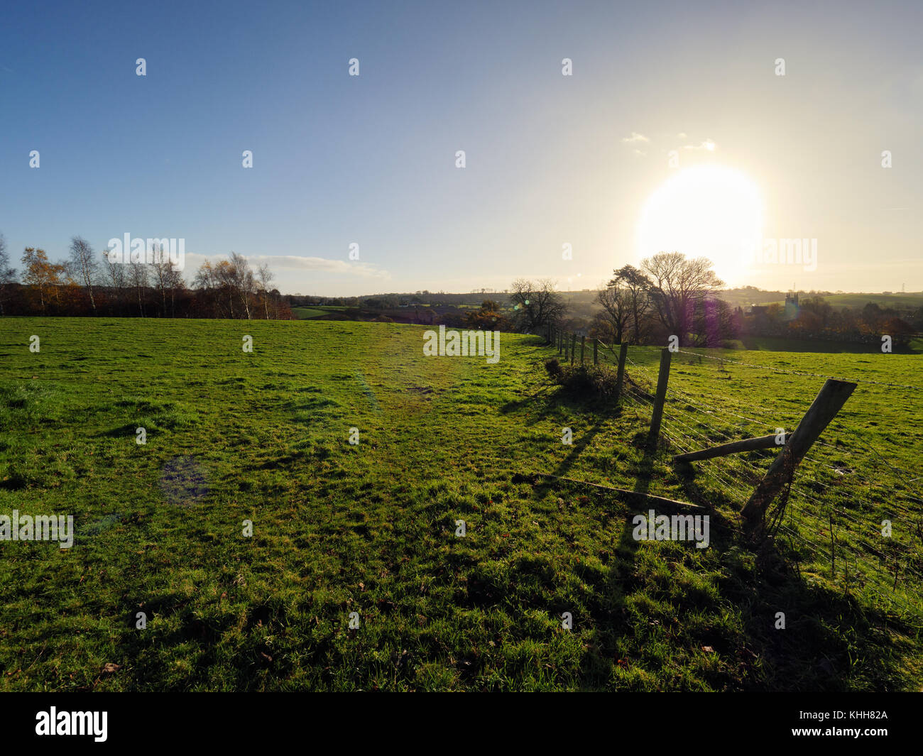 Autumn countryside morning,Northern Ireland Stock Photo - Alamy