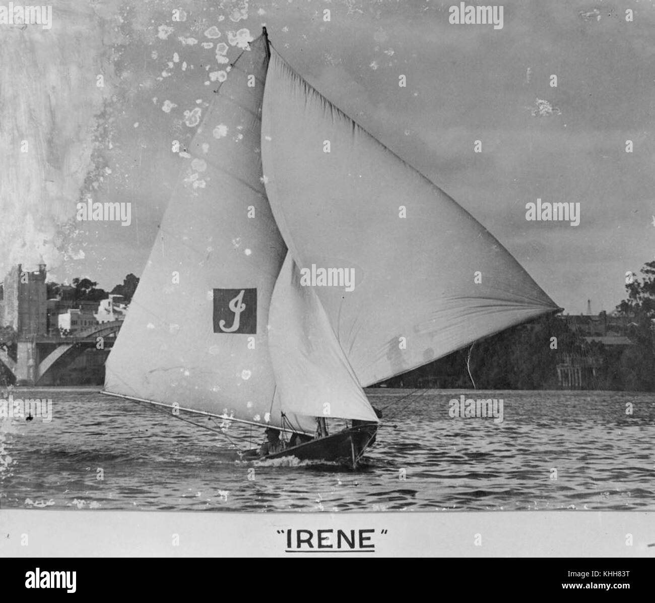 1 292263 Sailing boat Irene possibly on the Brisbane River Stock Photo ...