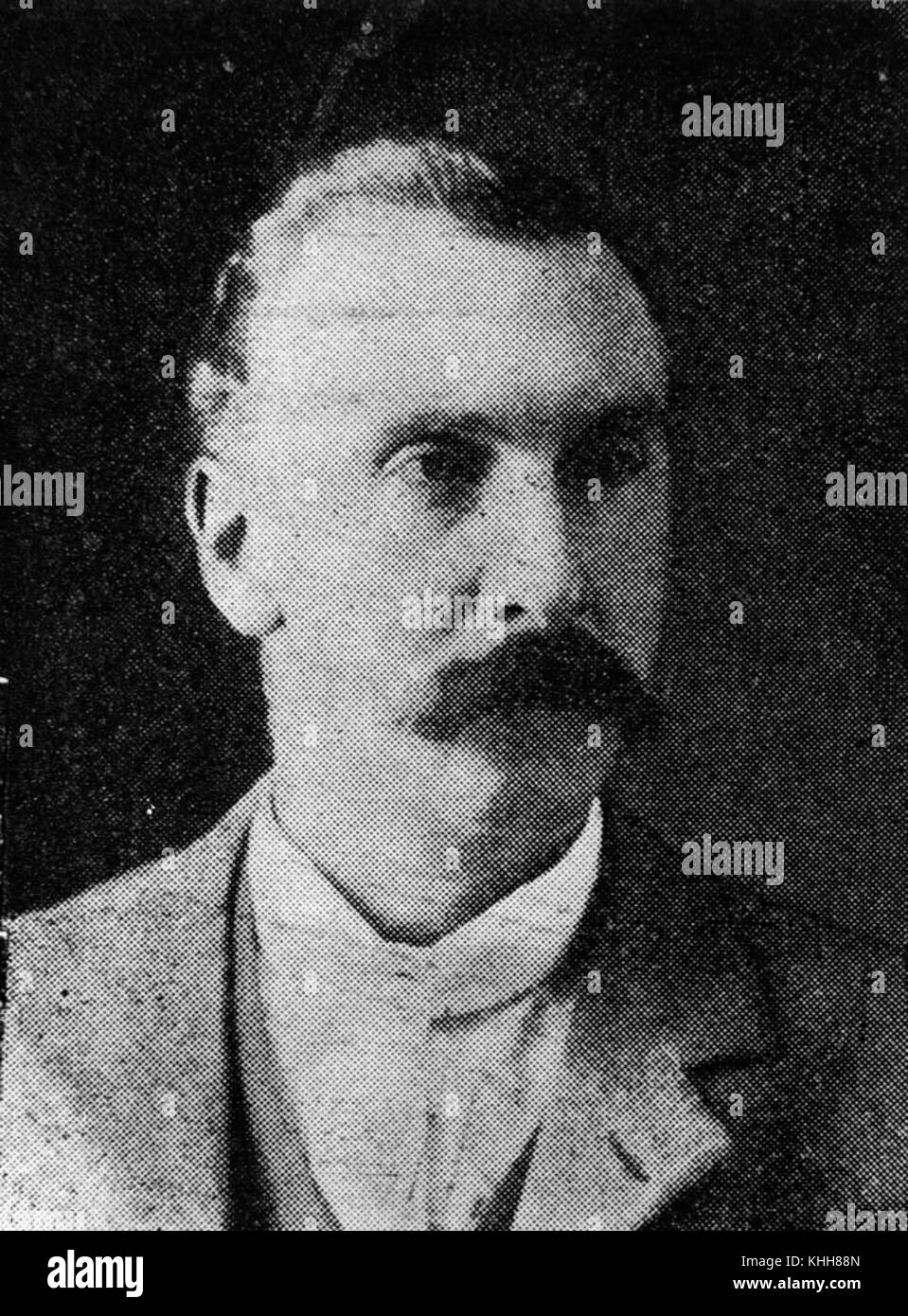 A portrait of Alderman P.J. Allen, Mayor of Charters Towers, offering ...