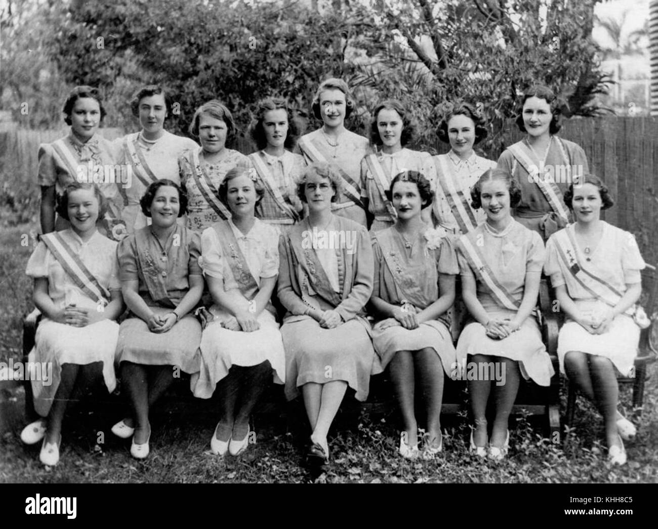 1 164119 Toowong Methodist Girls Comradeship, Brisbane, 1939 Stock ...