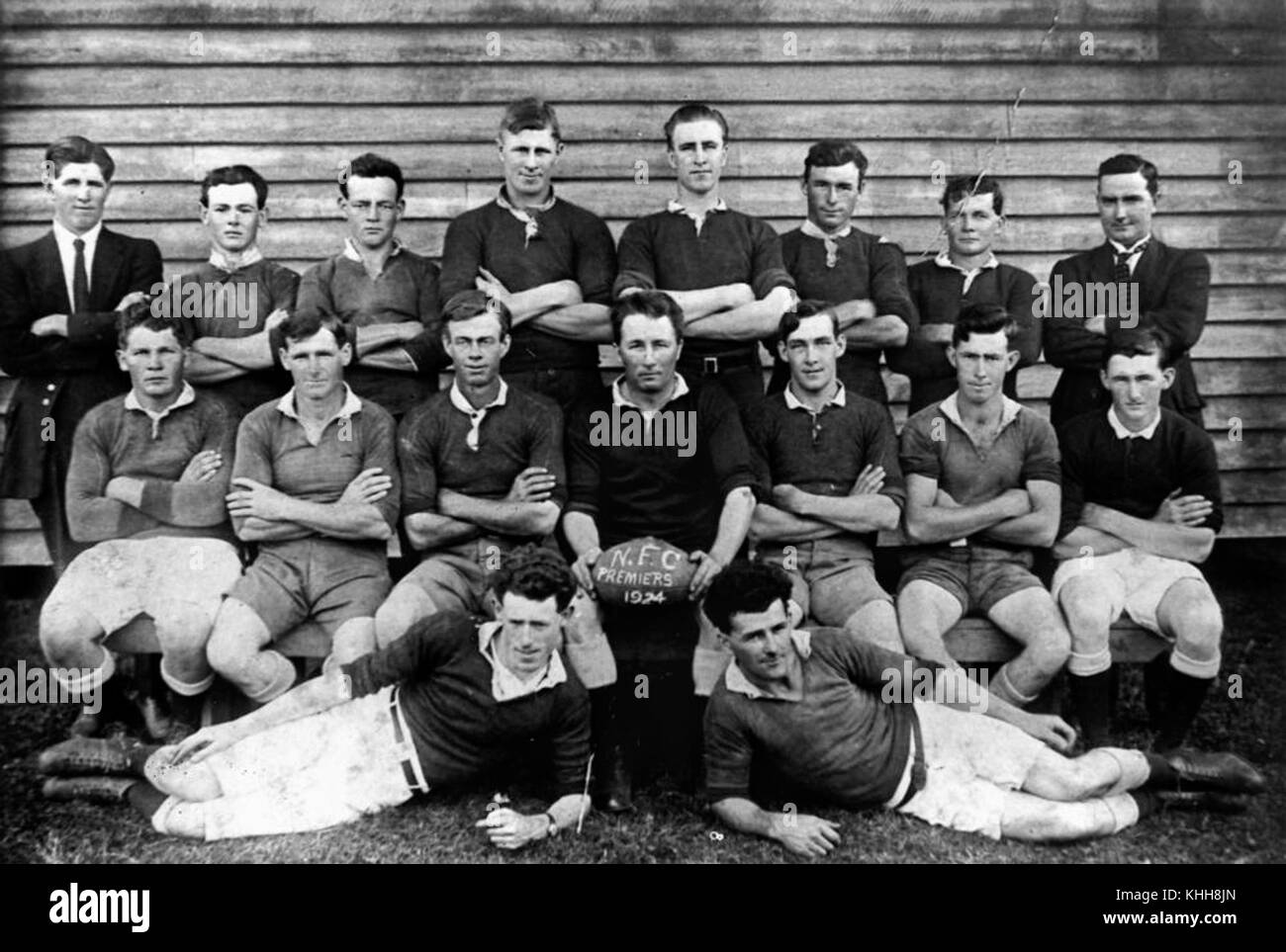 1 195307 Nanango Football Club, Premiers, 1924 Stock Photo - Alamy